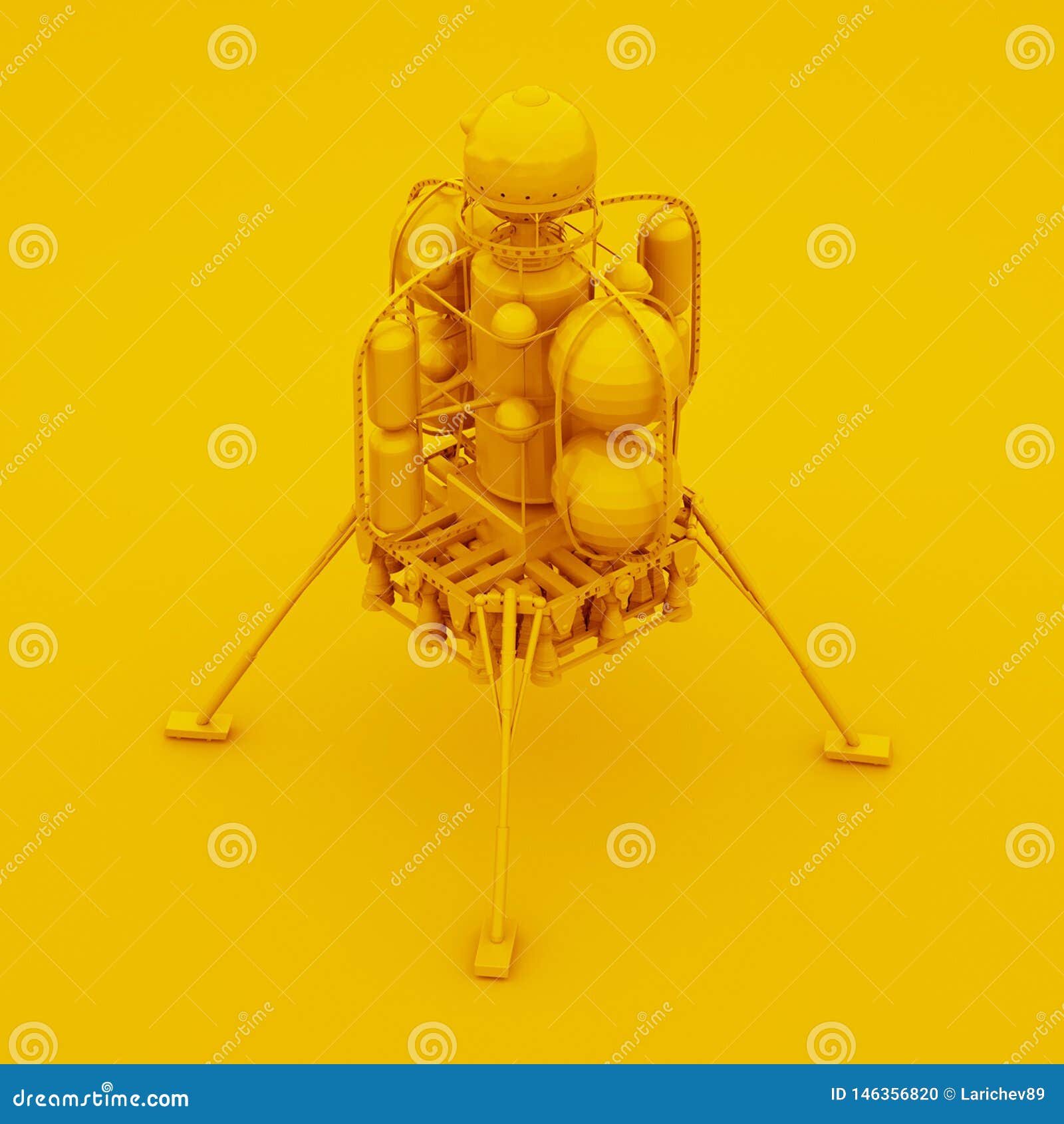 Space Lander Icon Vector Isolated On White Background, Logo Concept Of ...