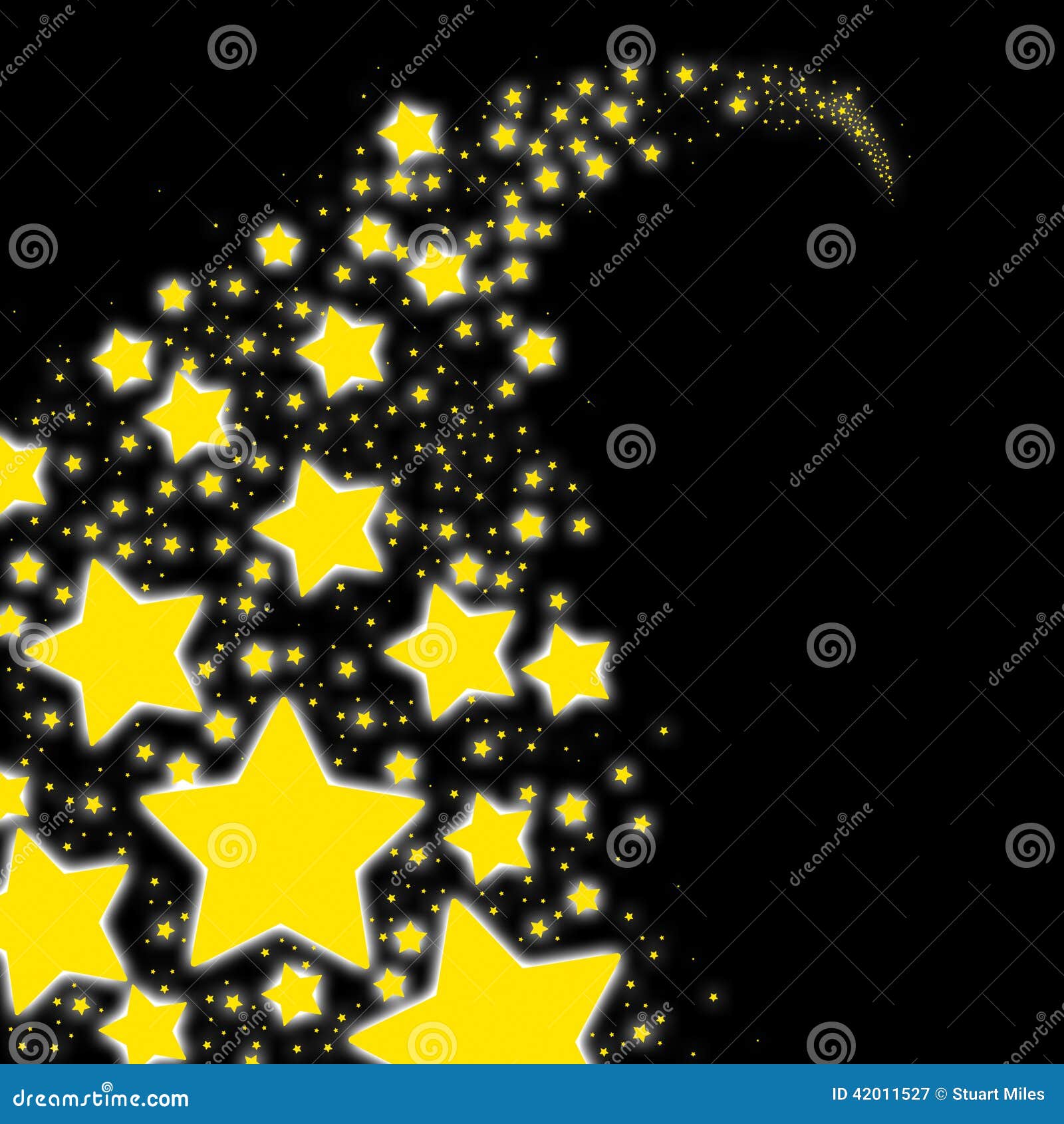 Yellow Space Represents Cosmos Celestial and Backdrop Stock ...