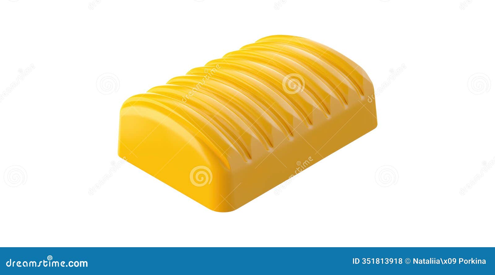 Yellow Speed Bump Isolated on Transparent Background Stock Illustration ...