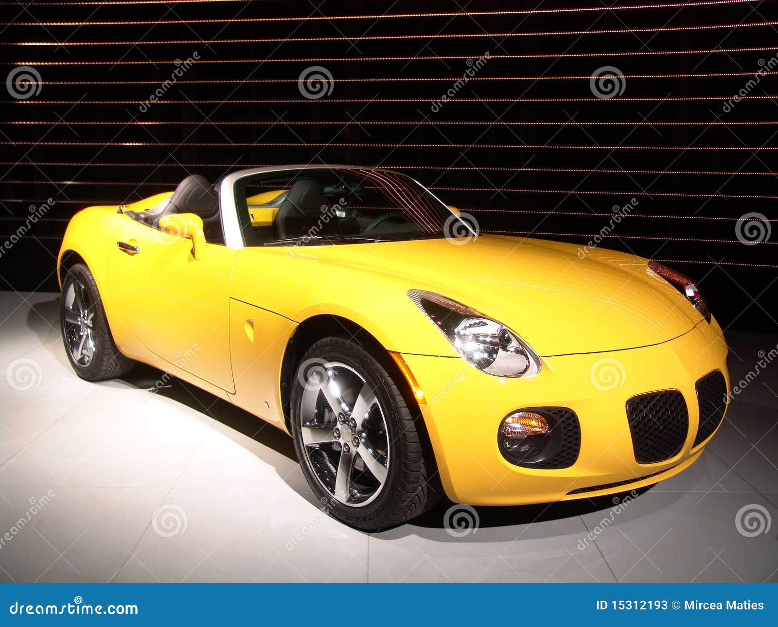 Yellow speedster stock image. Image of power, racing - 15312193