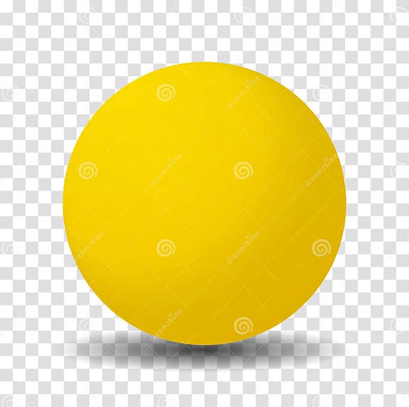 Yellow Sphere Ball stock vector. Illustration of glossy - 140611135