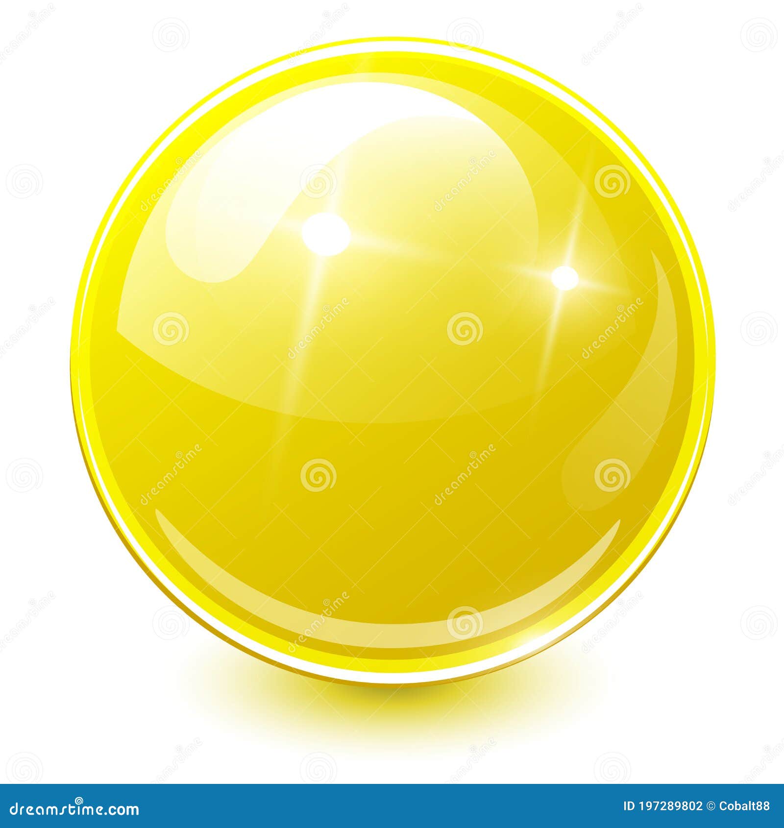 Yellow Sphere Royalty-Free Stock Photo | CartoonDealer.com #45873975