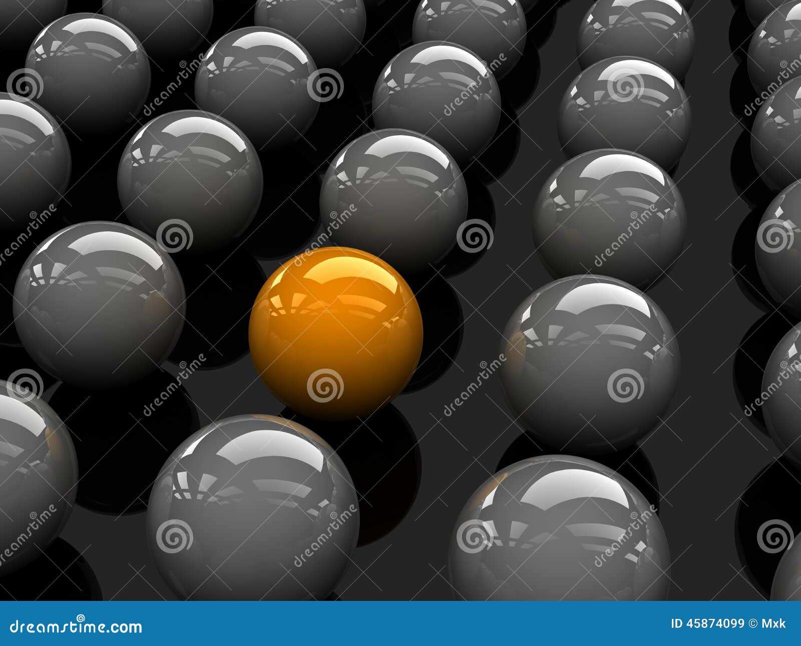 Yellow sphere stock illustration. Illustration of reflect - 45874099