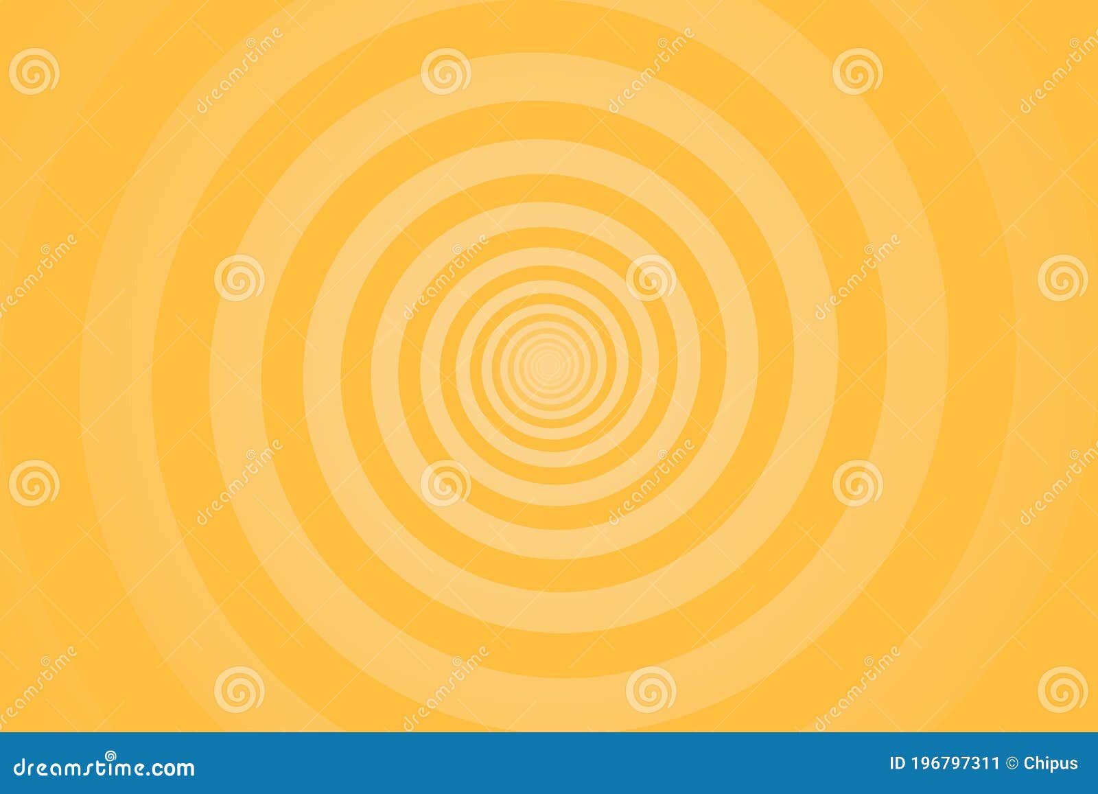 Yellow Spiral Background. Swirl, Circular Shape on Yellow Background ...