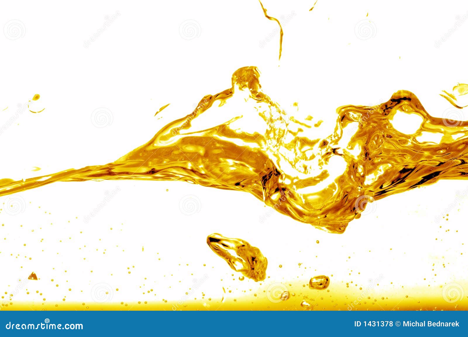 Yellow splash abstract stock photo. Image of color, bubble - 1431378