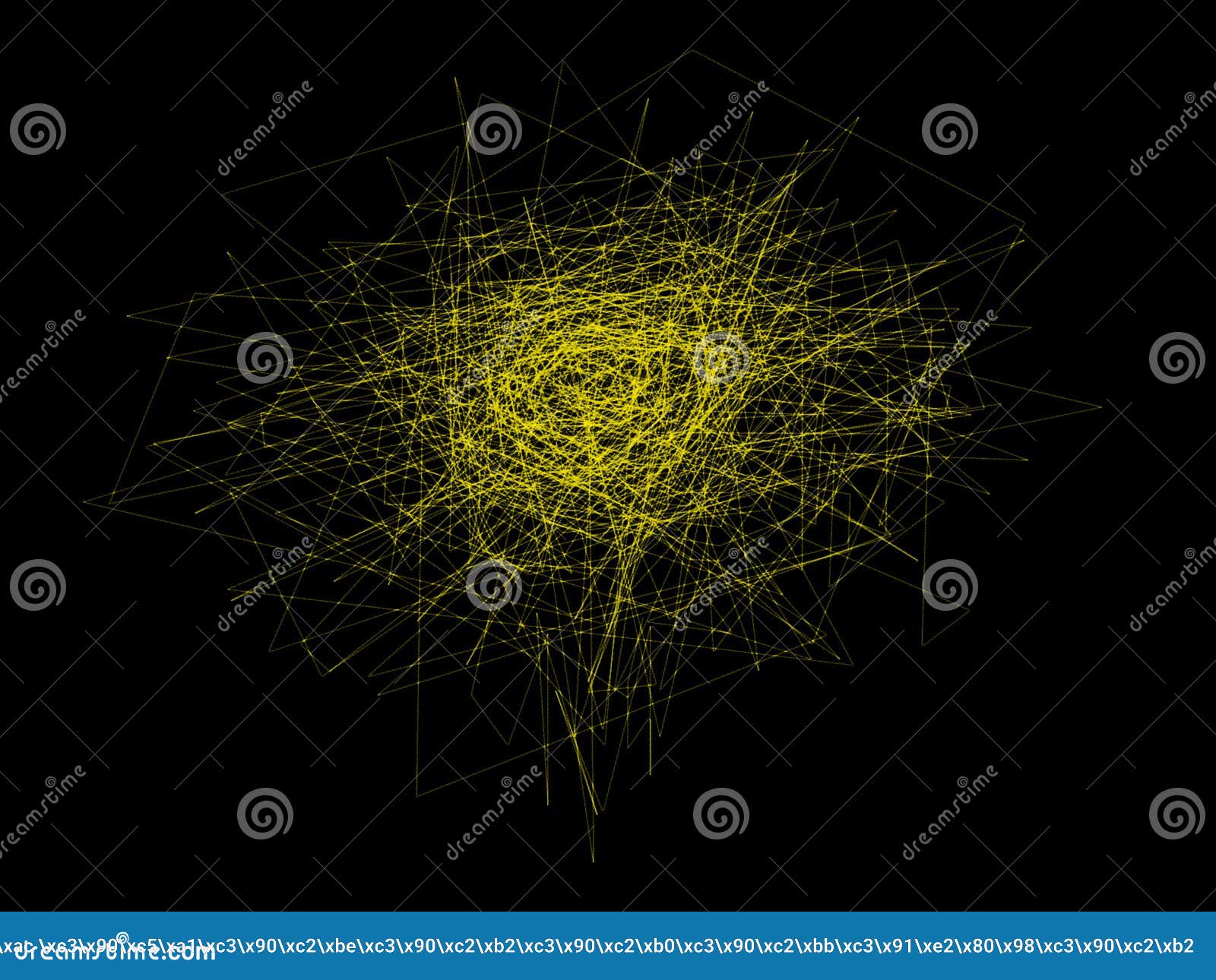 Yellow splash in space stock illustration. Illustration of dark - 97975324