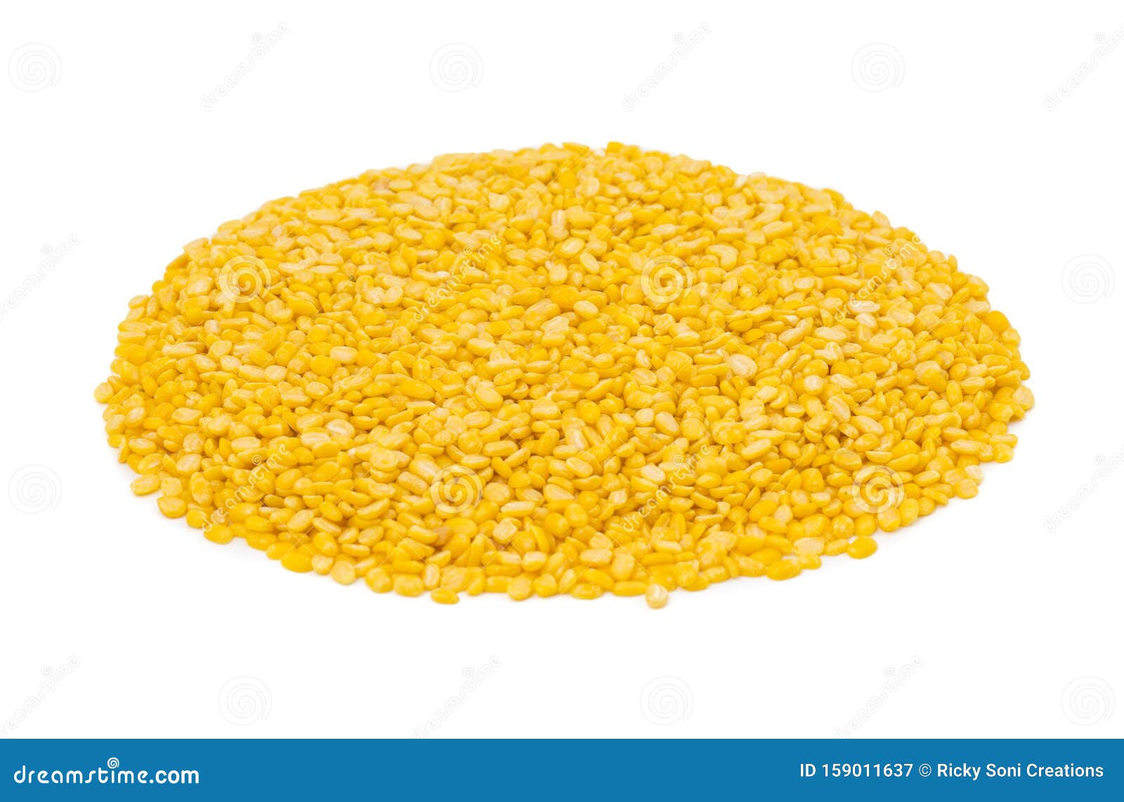 Yellow Split Dal Also Know As Mogar Dal or Mung Dal Stock Image - Image ...