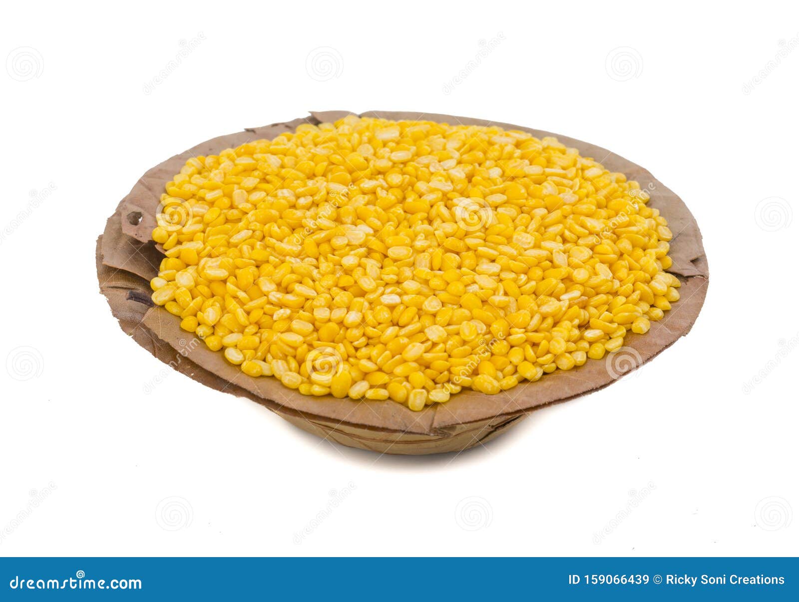 Yellow Split Dal Also Know As Mogar Dal or Mung Dal Stock Image - Image ...