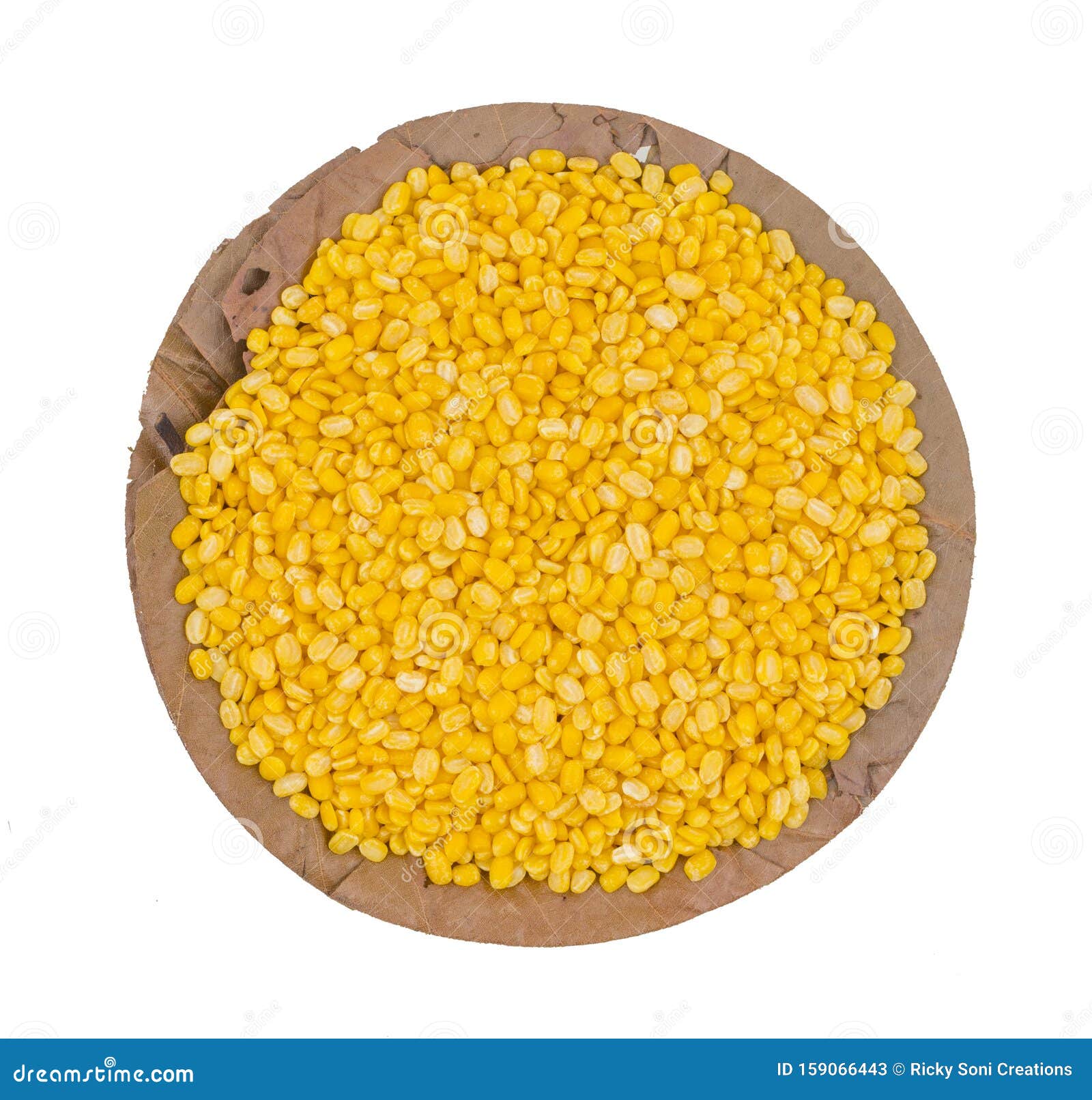 Yellow Split Dal Also Know As Mogar Dal or Mung Dal Stock Image - Image ...