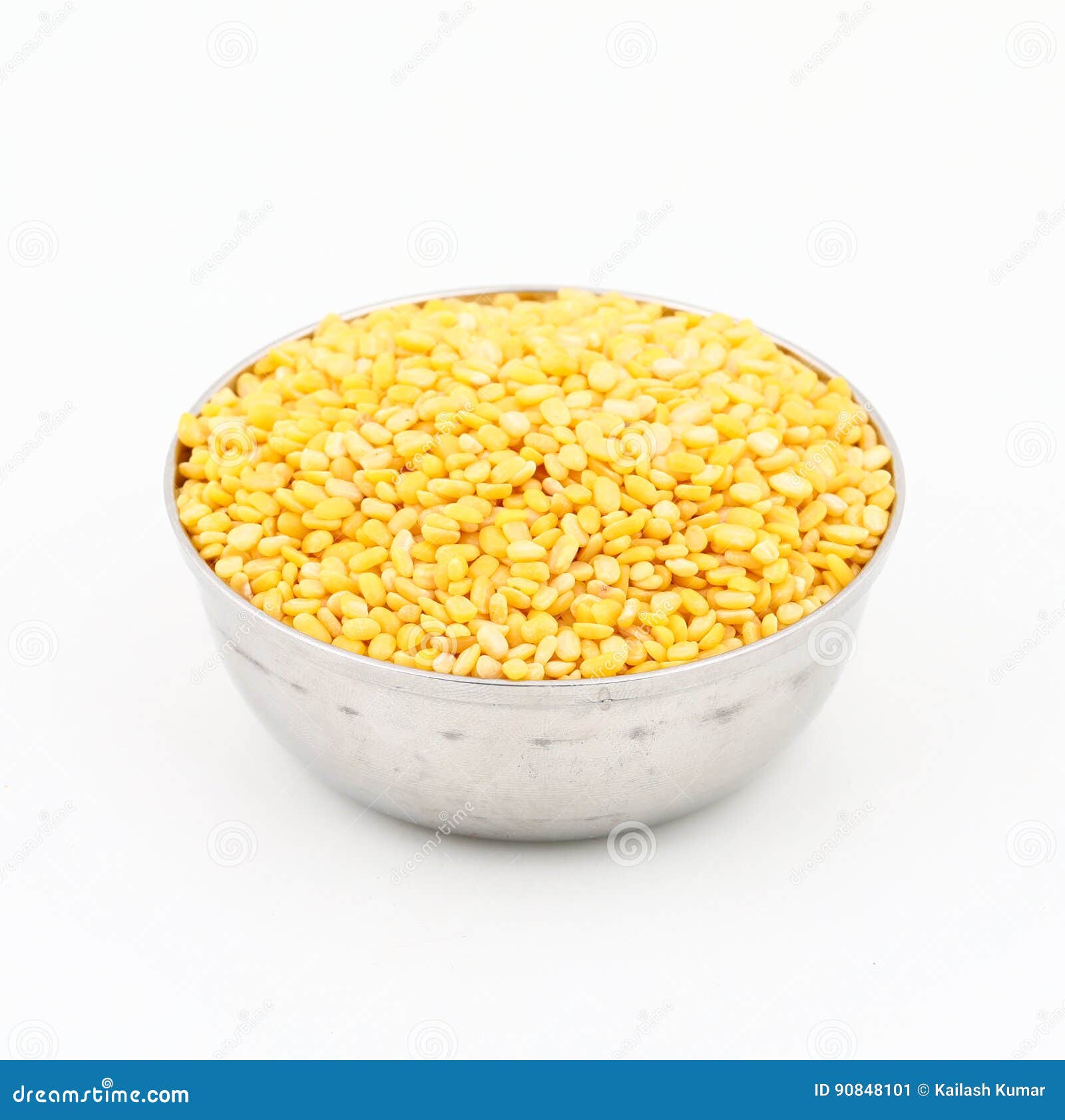 Yellow split mung dal stock image. Image of mash, vigna - 90848101
