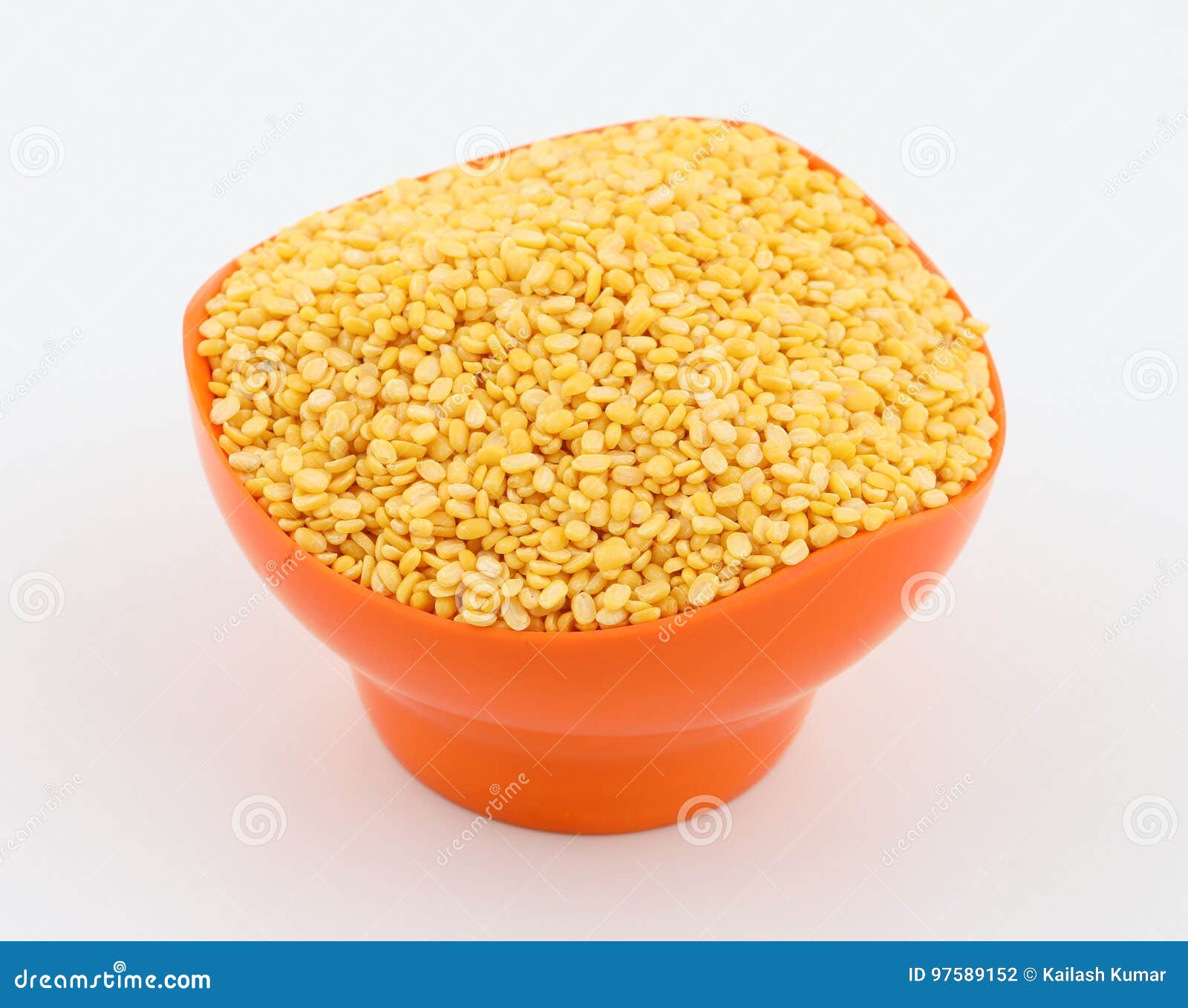 Yellow split mung dal stock photo. Image of mung, radiata - 97589152