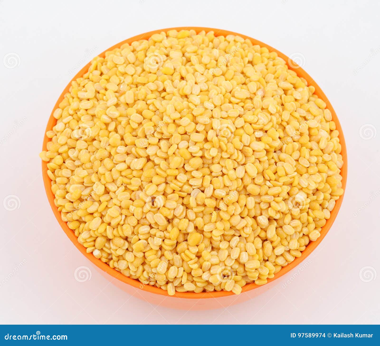 Yellow split mung dal stock photo. Image of closeup, moong - 97589974