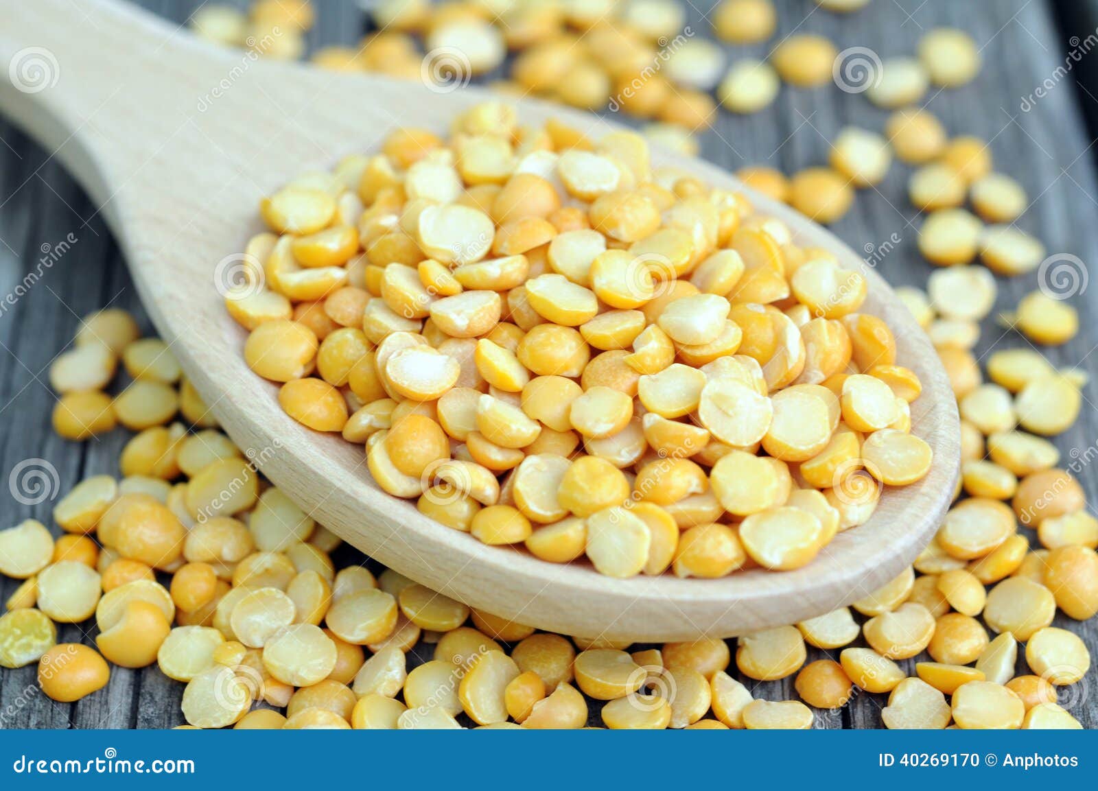 Yellow split pea stock photo. Image of rusted, legume - 40269170