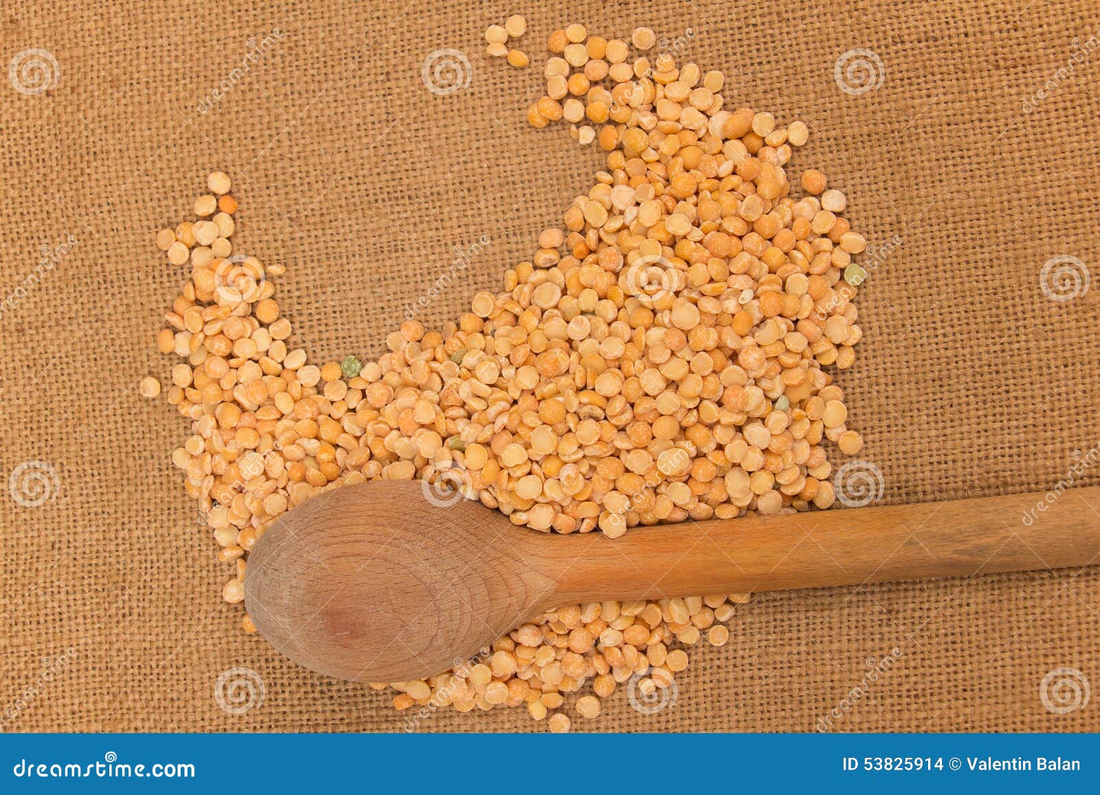Yellow split peas stock photo. Image of gold, full, abundance - 53825914