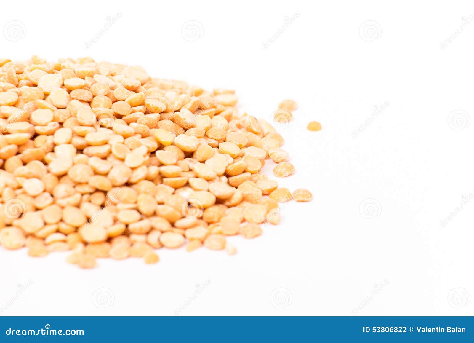 Yellow split peas stock photo. Image of high, angle, gold - 53806822