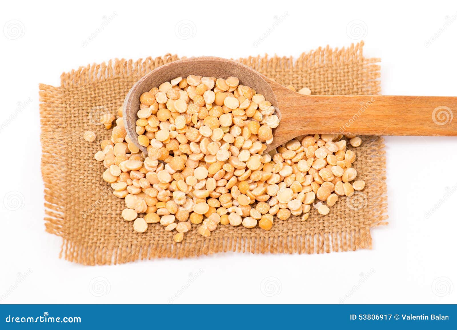 Yellow split peas stock image. Image of healthy, organic - 53806917