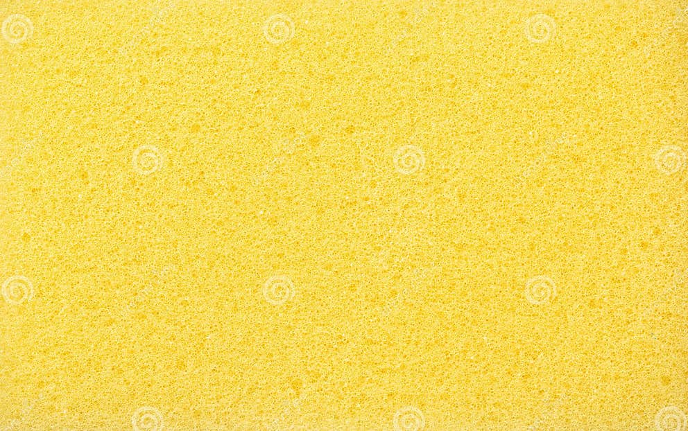 Yellow Sponge Texture Background Stock Photo - Image of bubbly, view ...