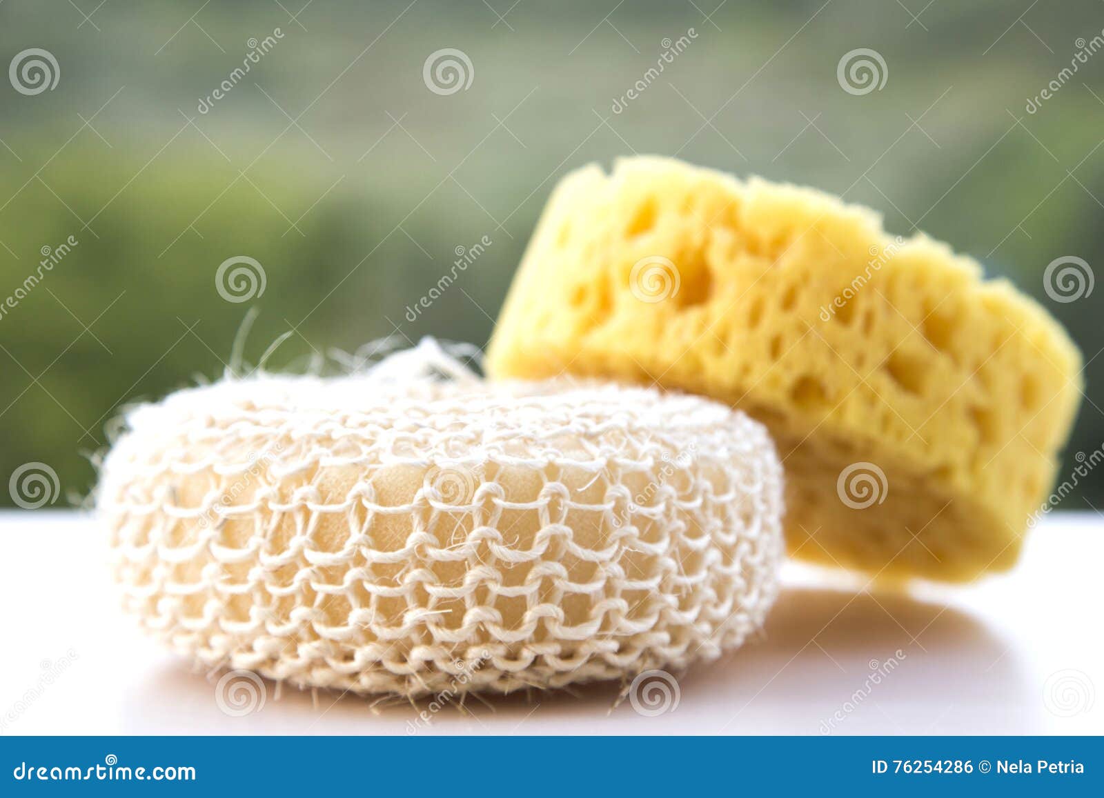Yellow sponge stock photo. Image of beauty, white, object - 76254286