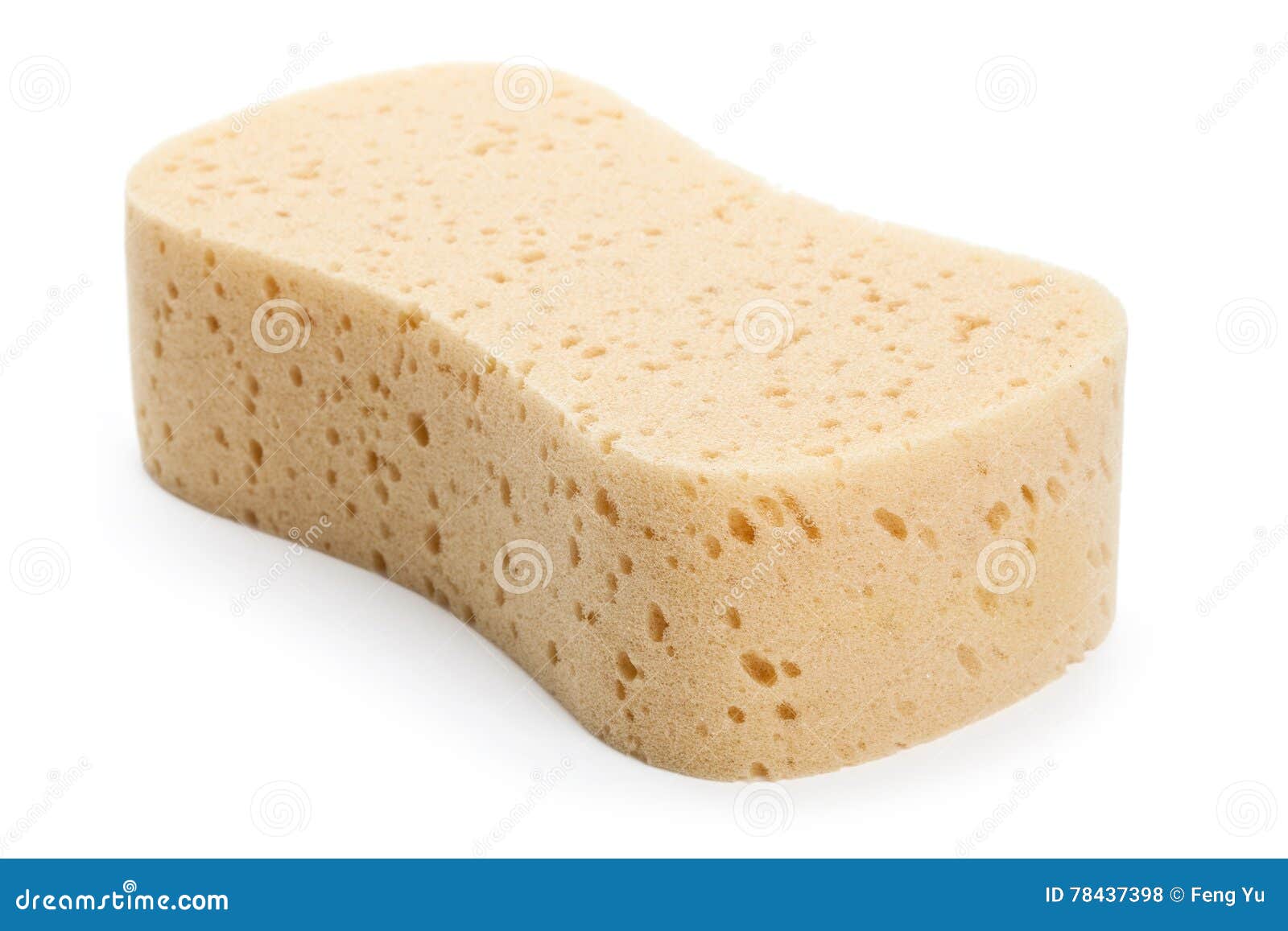 Yellow Sponge stock photo. Image of hygiene, isolated - 78437398