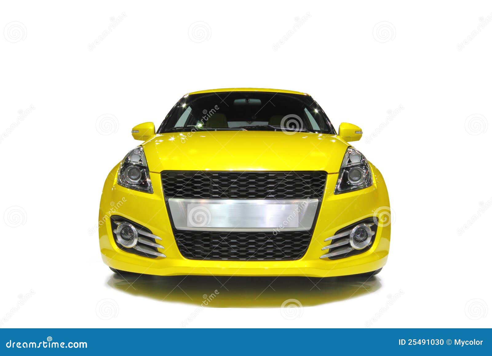 Yellow Sport Car stock photo. Image of drive, driving - 25491030