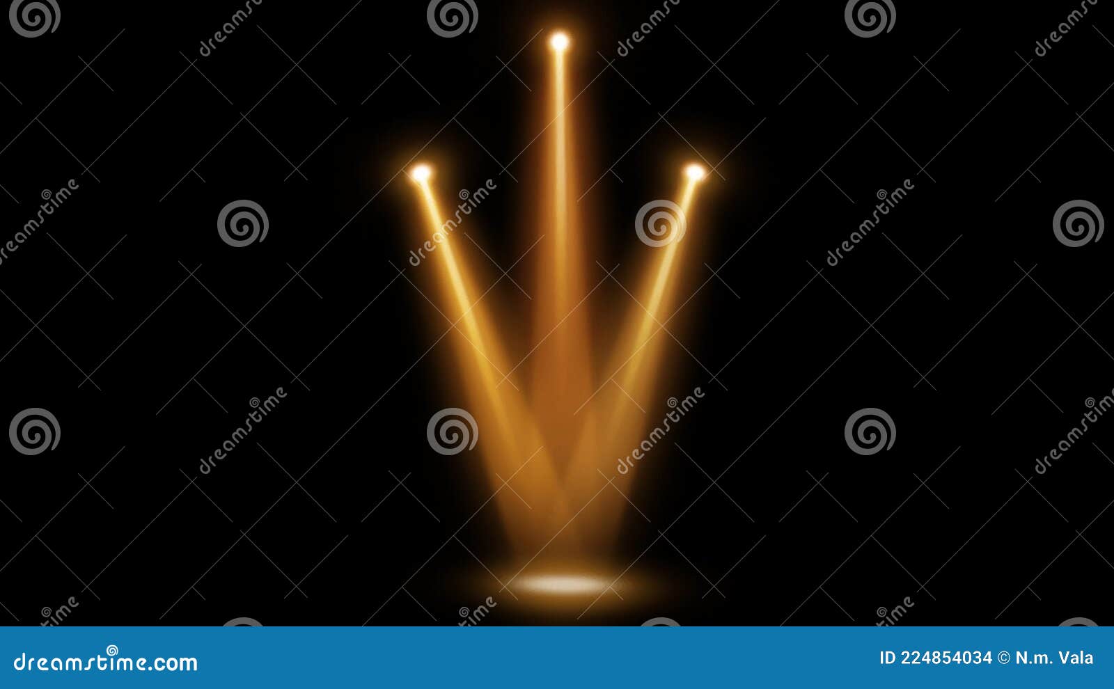 Yellow Spot Light Illustration Stock Illustration - Illustration of ...