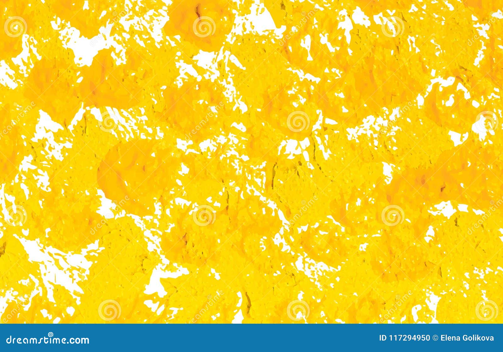 Yellow Spotted Background As Painted Stock Vector - Illustration of ...
