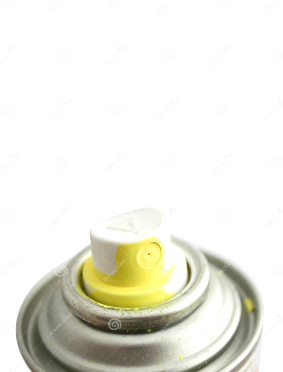 Yellow spray can stock image. Image of grafitti, graphic - 7077109