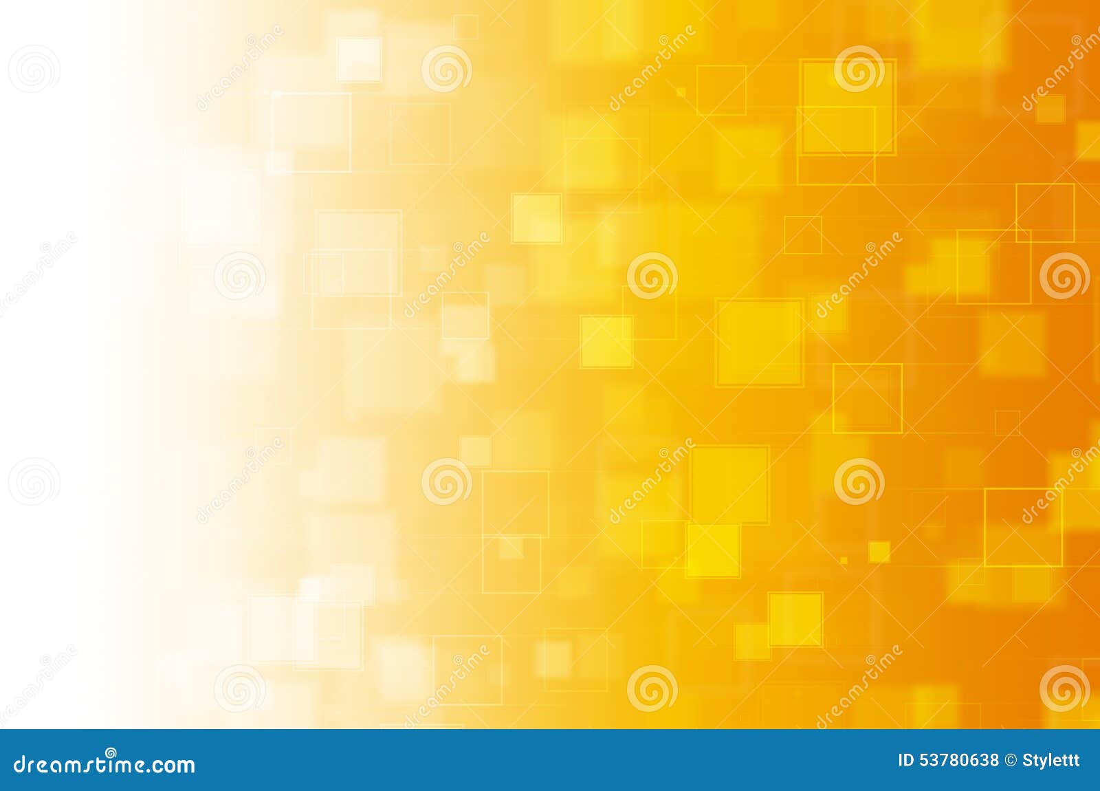 Yellow Square Abstract Background Stock Illustration - Illustration of ...