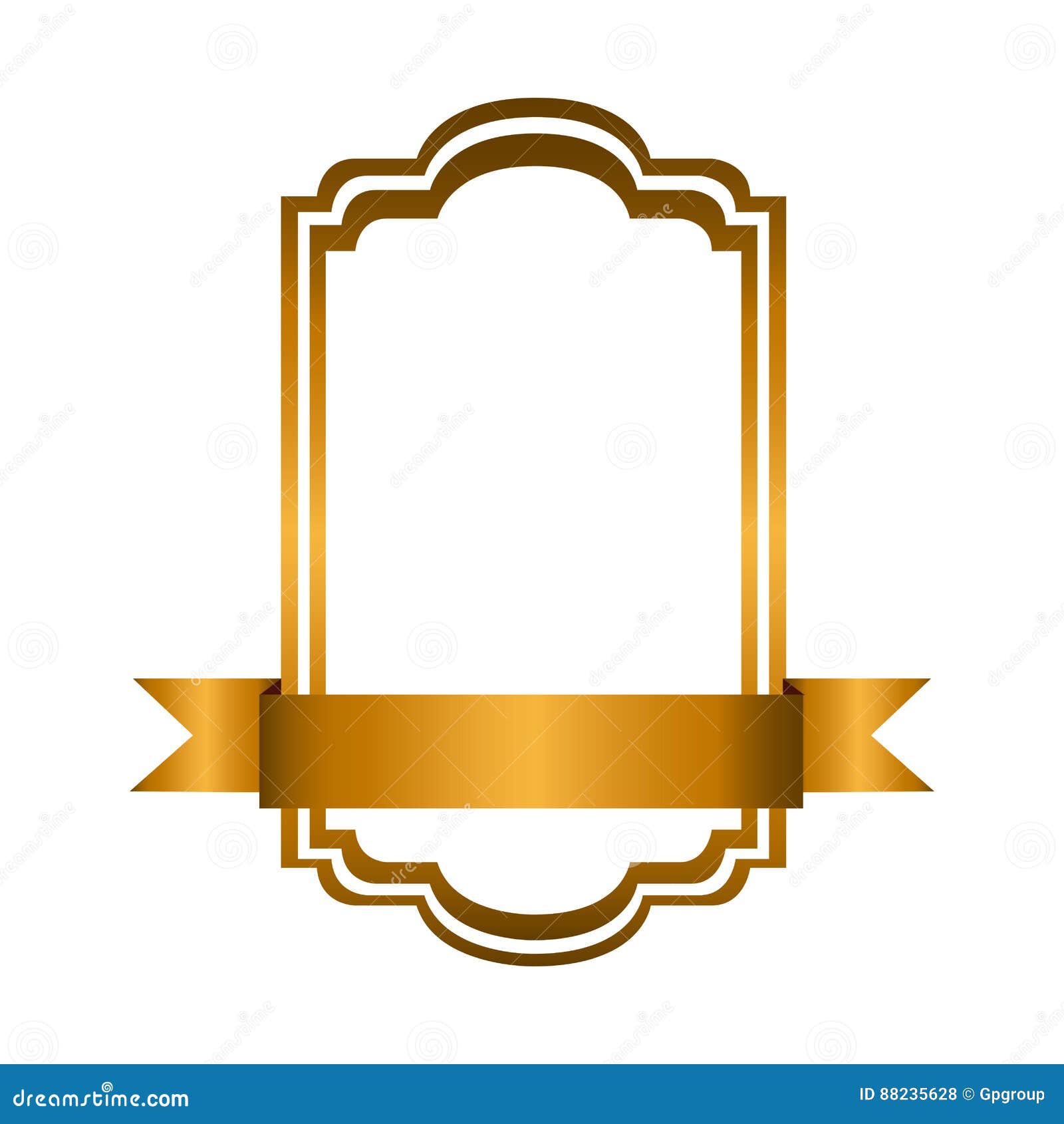 Yellow square emblem icon stock illustration. Illustration of geometric ...