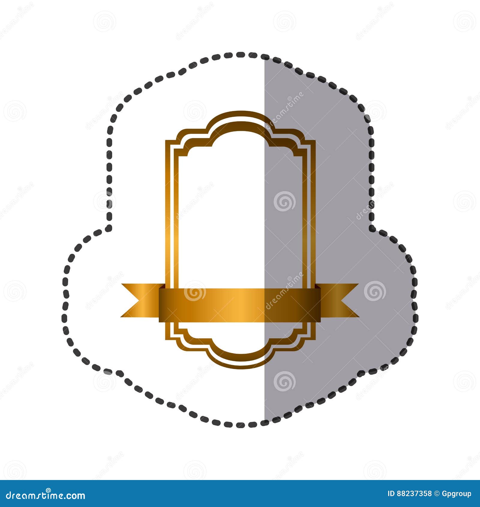 Yellow square emblem icon stock illustration. Illustration of icon ...