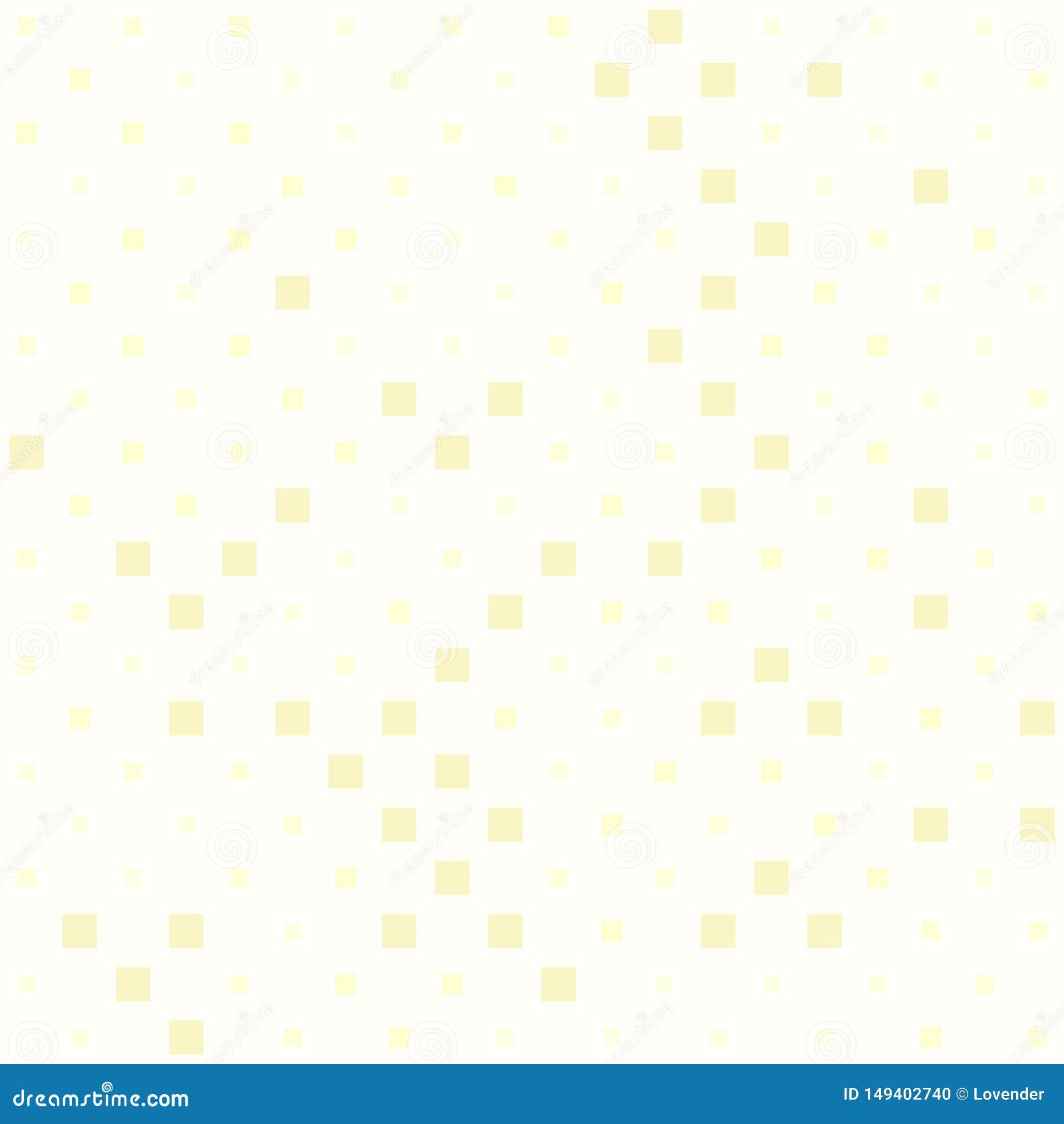 Yellow Square Pattern. Seamless Vector Background Stock Vector ...