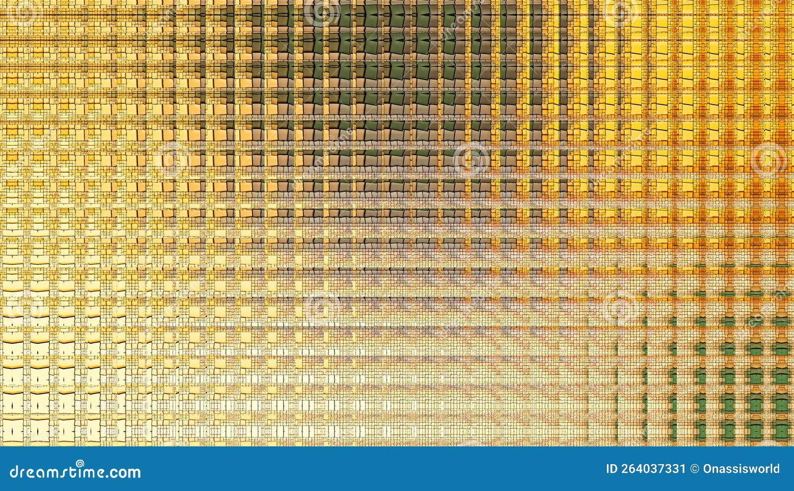 Yellow Squares Abstract Background Shapes and Blurs Stock Illustration ...