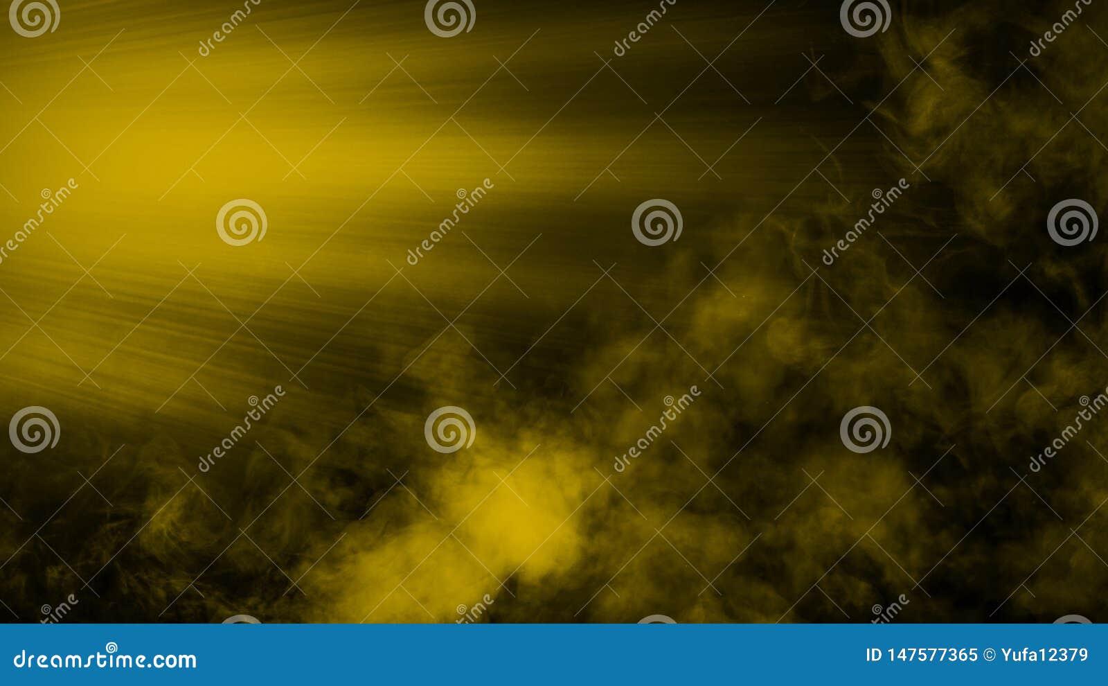 Yellow Stage Spotlight with Smoke on the Floor . Misty Texture Overlays ...