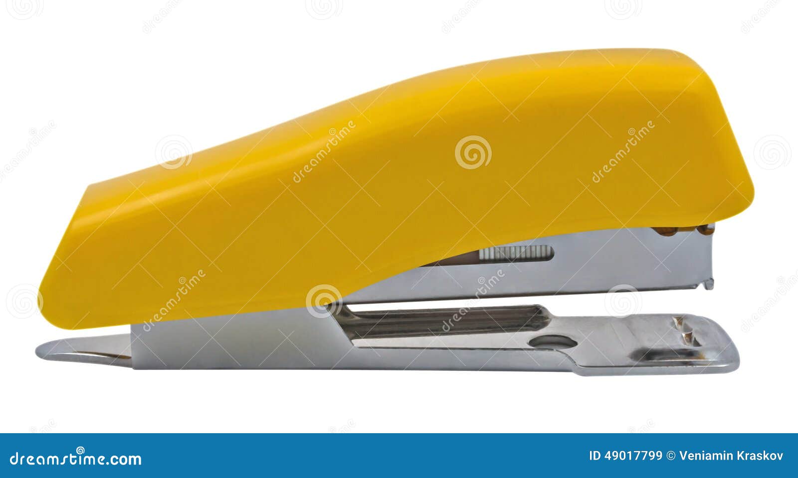 Yellow stapler stock image. Image of paper, officespace - 49017799