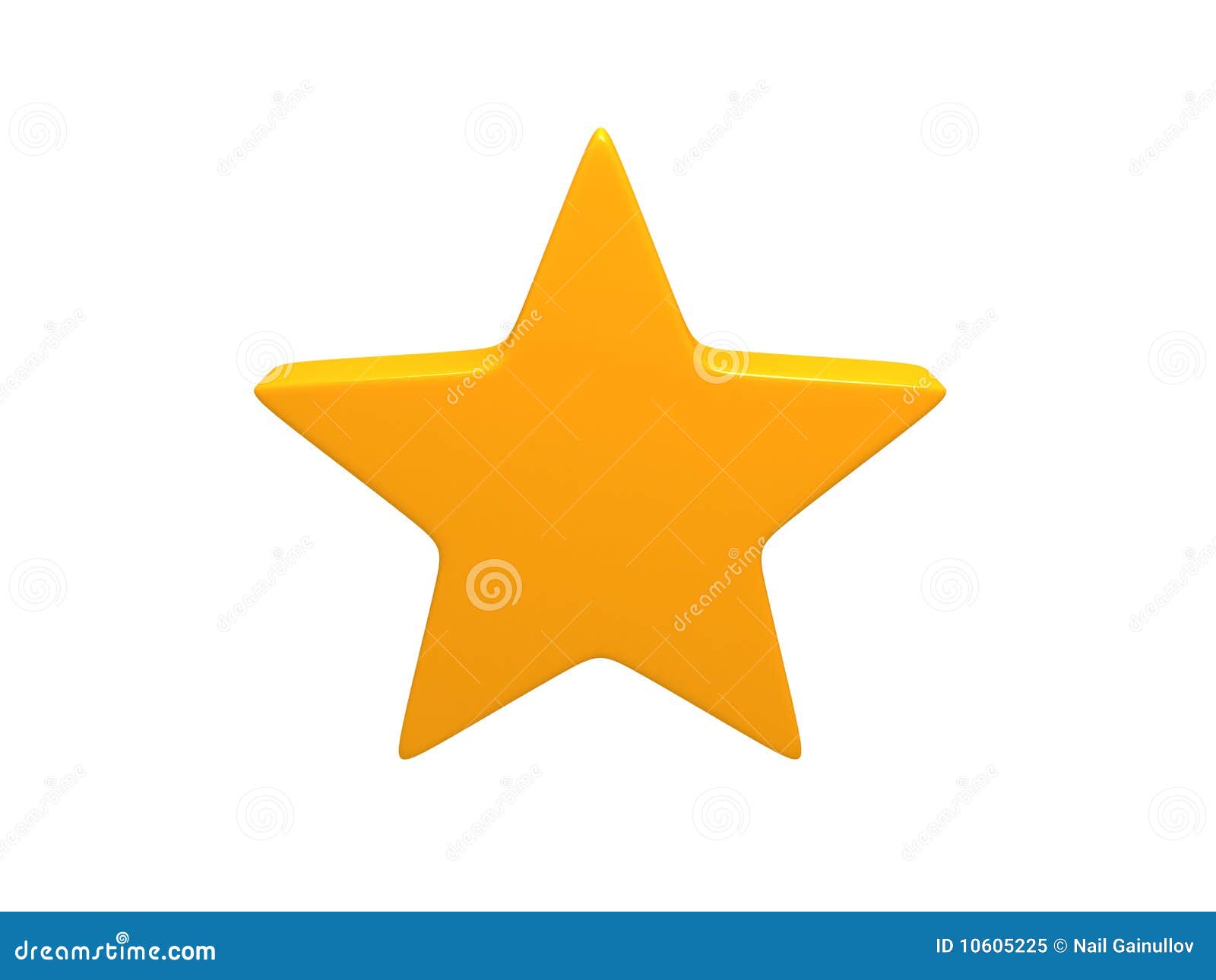 Yellow star stock illustration. Illustration of holiday - 10605225