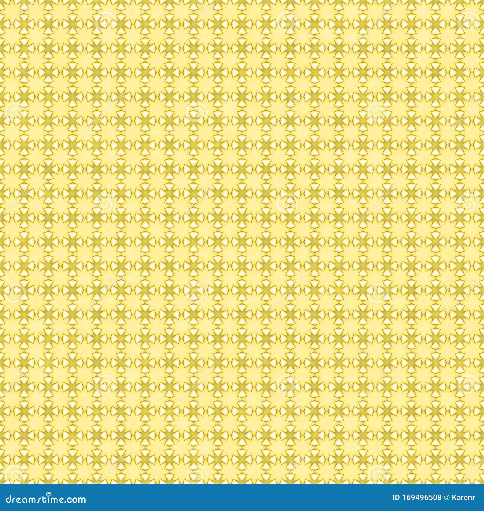 Yellow Star Burst Abstract Geometric Seamless Textured Pattern ...