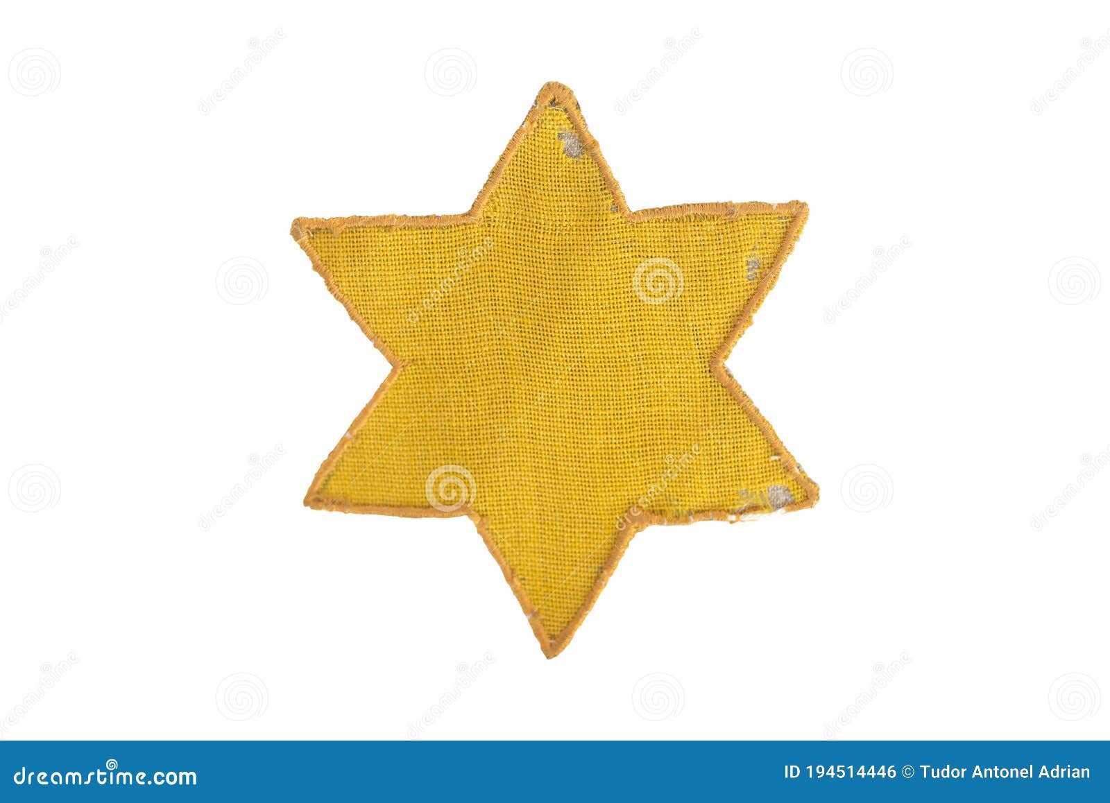 Yellow Star of David stock photo. Image of discrimination - 194514446