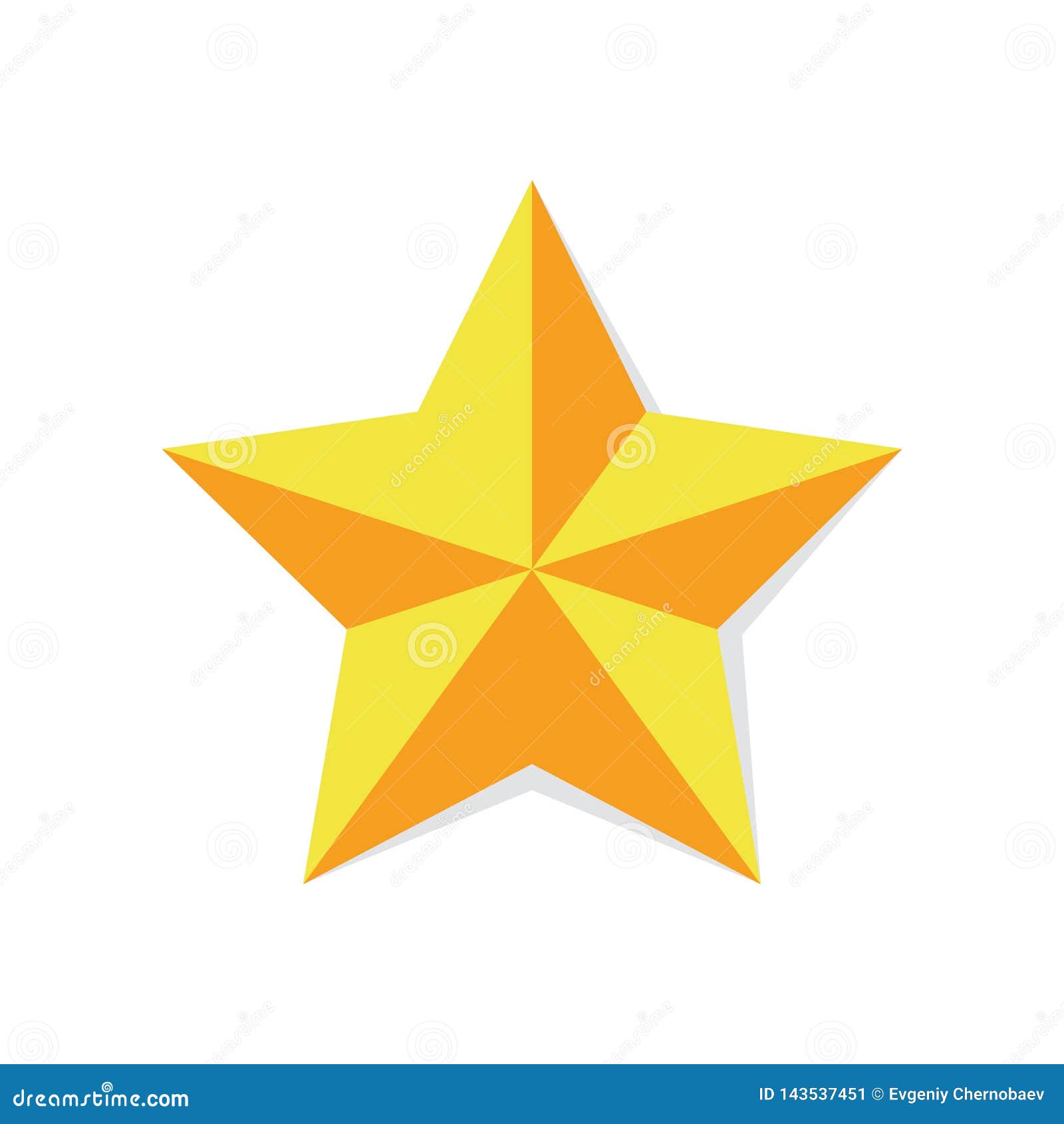 Yellow Star Icon. Rating Star Vector Eps10. Stock Vector - Illustration ...