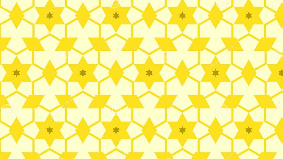 Yellow Star Pattern stock vector. Illustration of pattern - 162759857