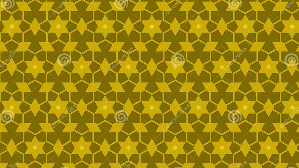 Yellow Star Pattern Background Image Stock Vector - Illustration of ...