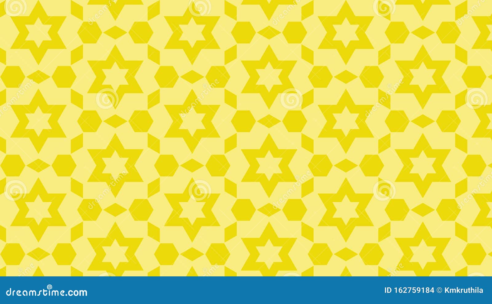 Yellow Star Pattern Background Vector Art Stock Vector - Illustration ...