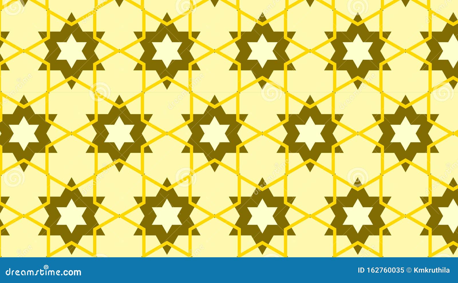 Yellow Star Pattern Background Vector Art Stock Vector - Illustration ...