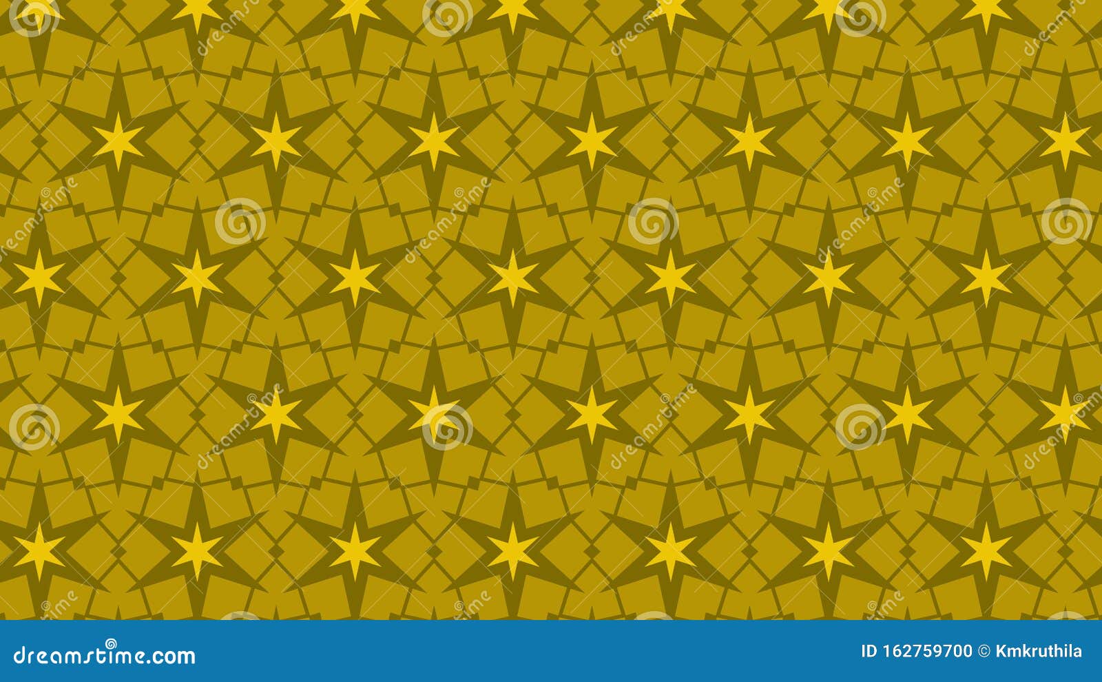 Yellow Star Pattern Background Vector Illustration Stock Illustration ...