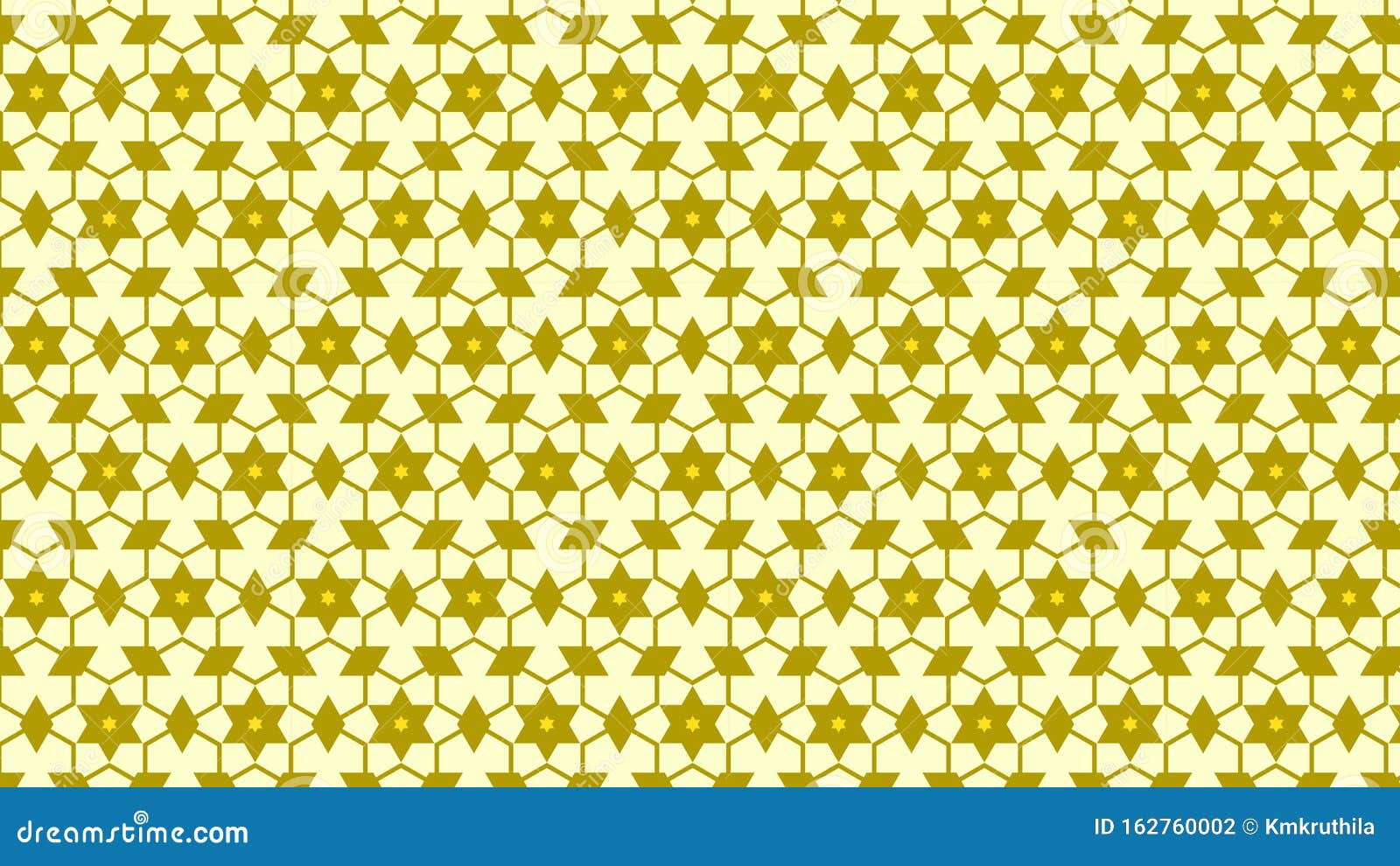 Yellow Star Pattern Design stock vector. Illustration of polygon ...
