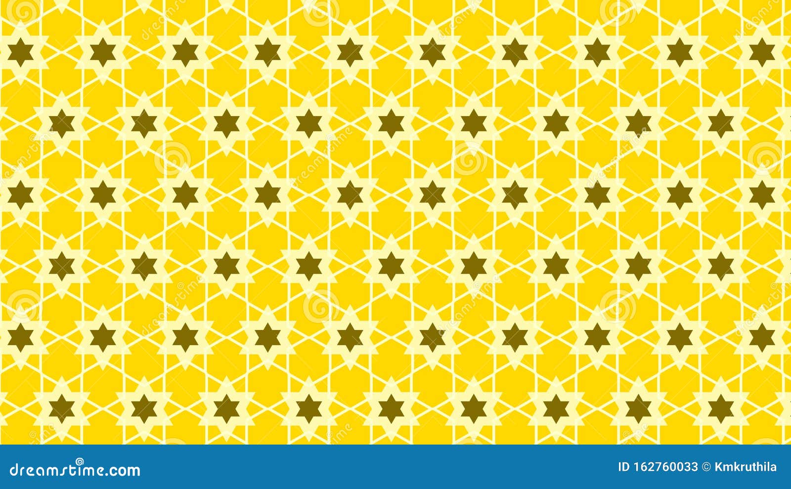 Yellow Star Pattern Vector stock vector. Illustration of background ...