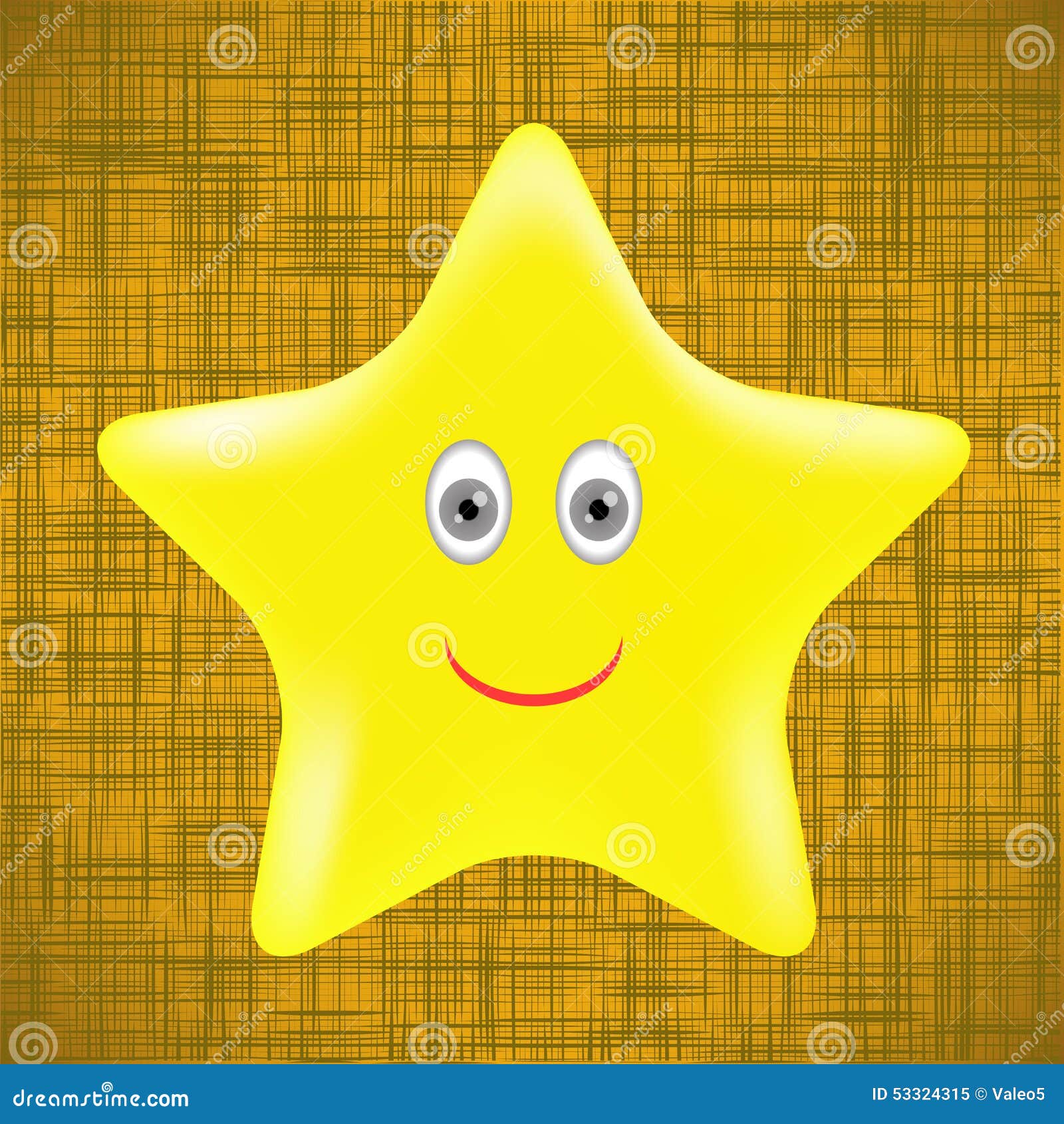 Yellow Star stock vector. Illustration of cute, circle - 53324315