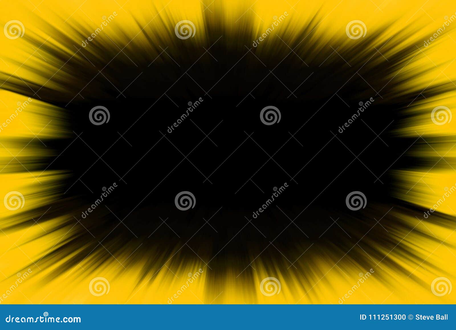 Yellow Starburst Explosion Border Stock Illustration - Illustration of ...