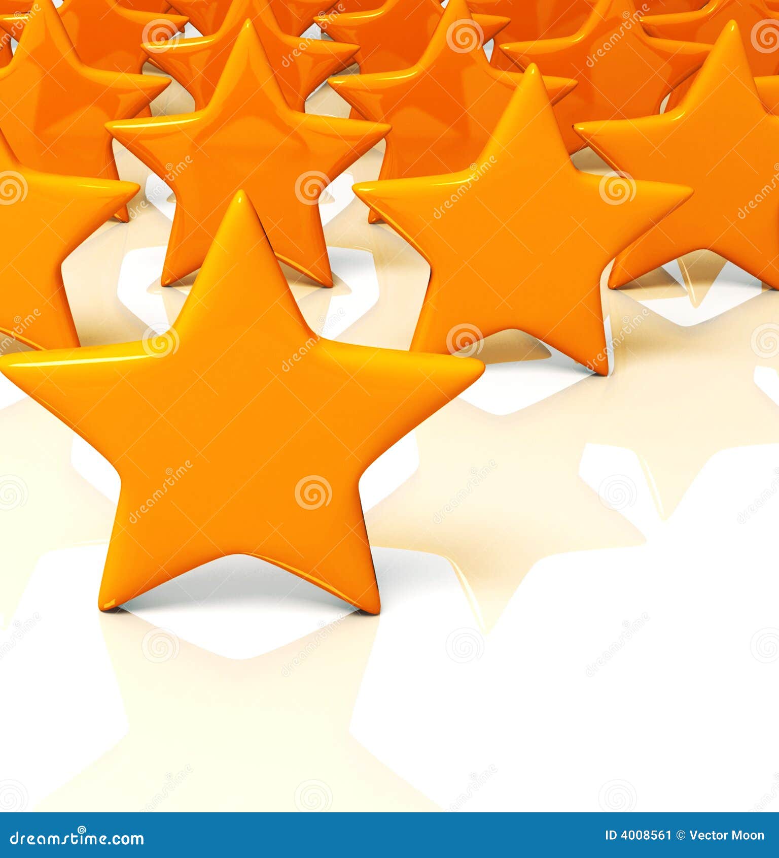 Yellow Stars Massive on White Background Stock Illustration ...