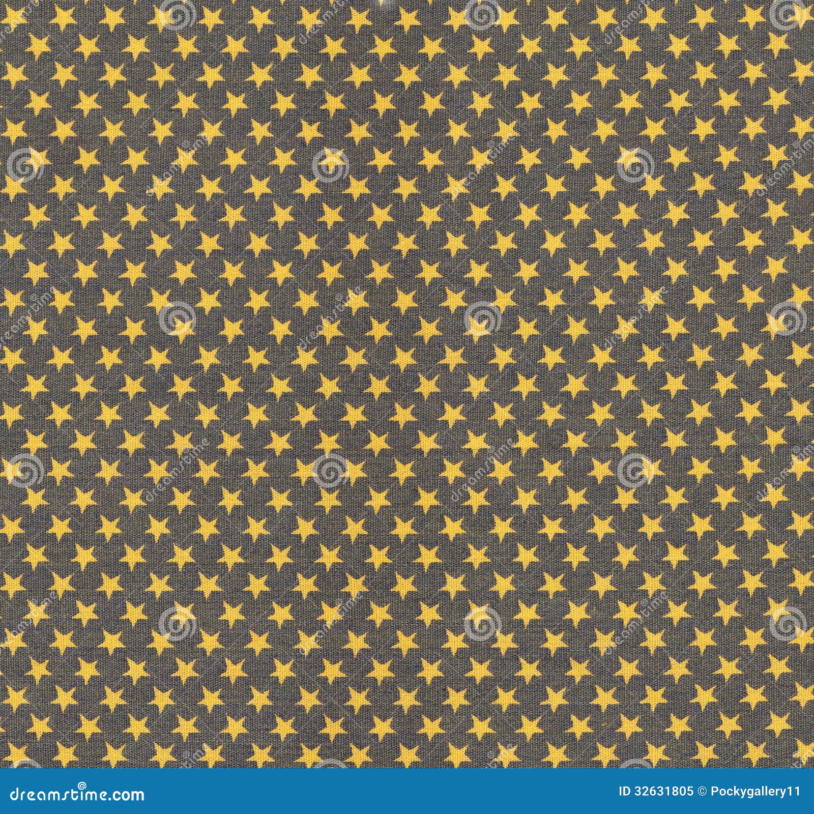 Yellow Stars Pattern on Fabric Stock Image - Image of flax, fabric ...