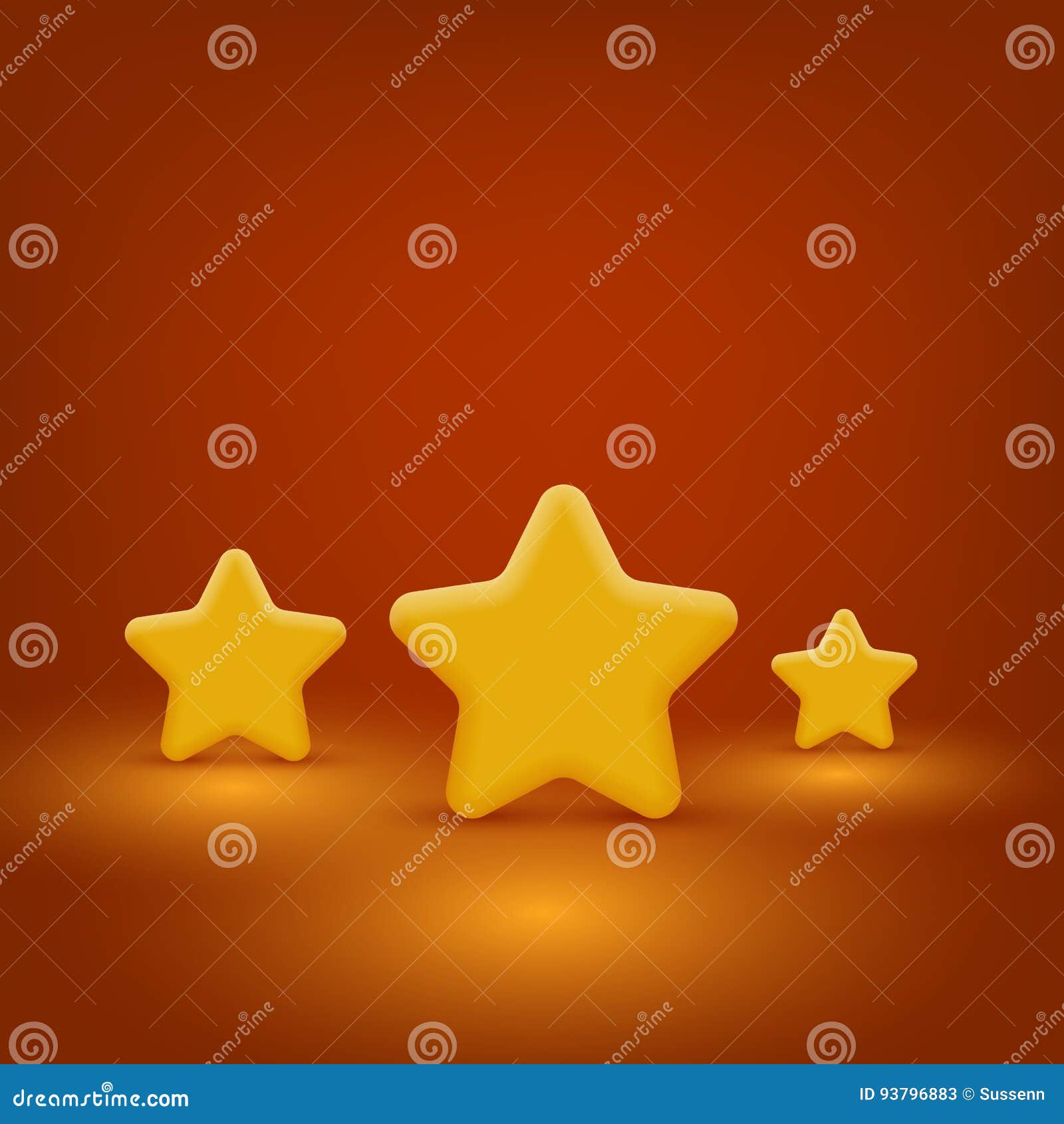 Yellow Stars Set stock vector. Illustration of element - 93796883